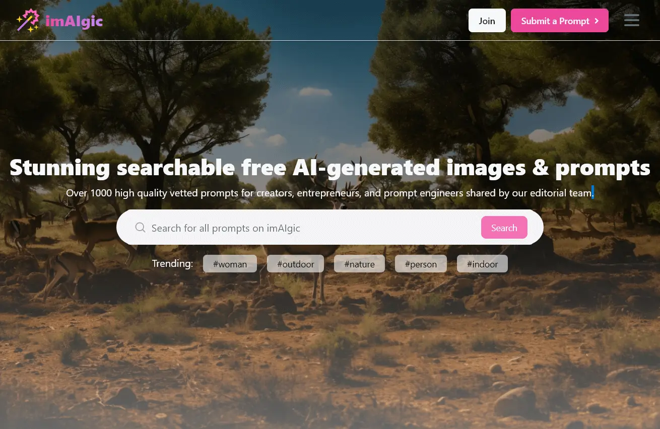 imAIgic - AI Image Prompts Database - AI Forest